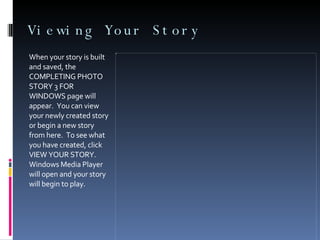 Photo Story 3 For Windows | PPT