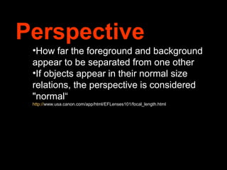 Photo technical - lenses | PPT