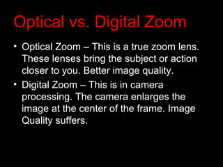 Photo technical - lenses | PPT