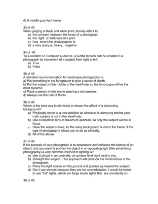 Photo 1 Final Exam Louie | DOC | Photography | Arts and Crafts