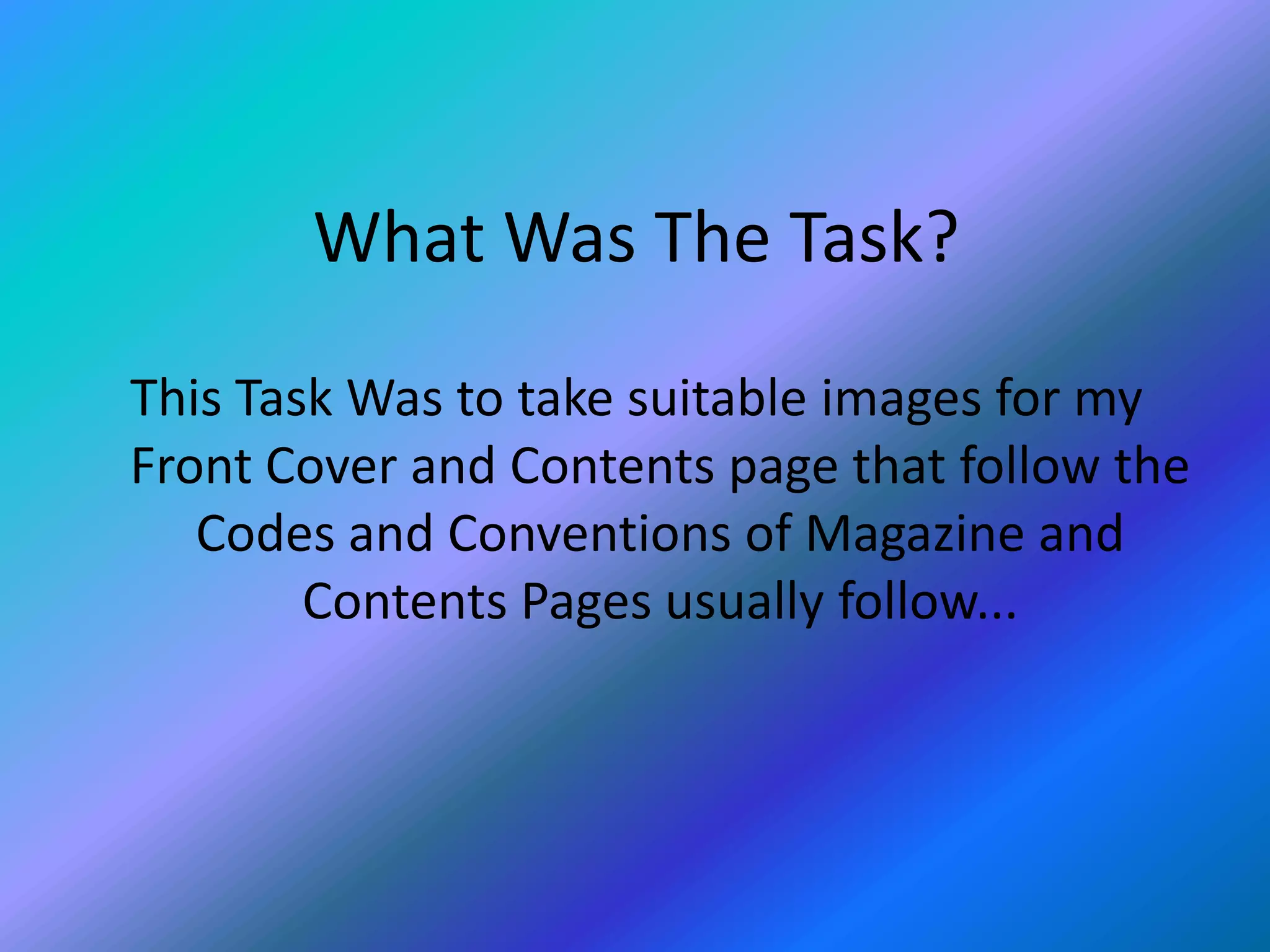 Photo activity task ppt | PPT