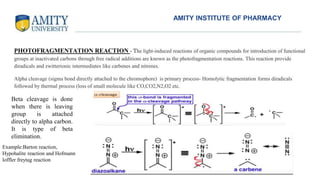 Photoaddition and photo fragmentation reaction | PPTX