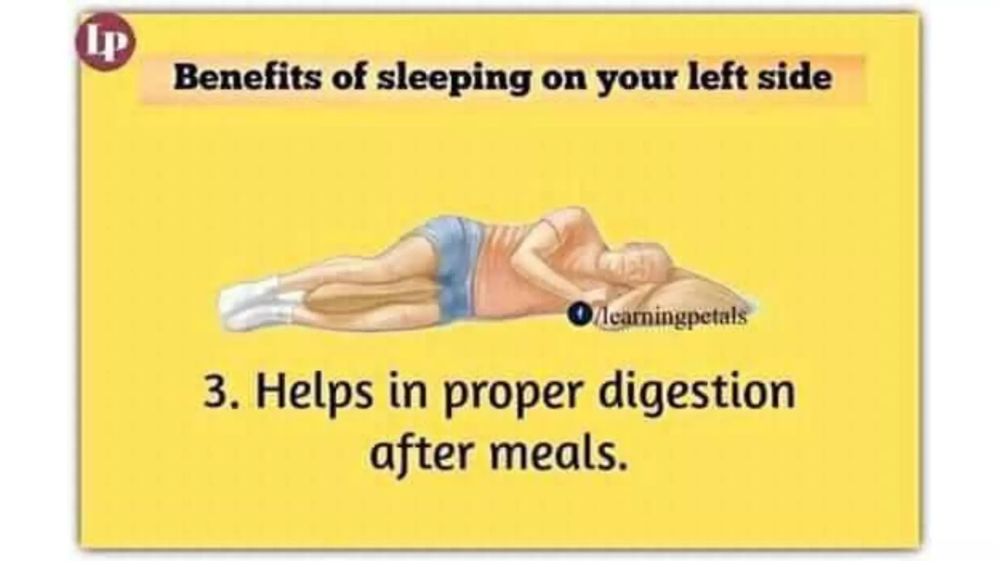 benefits of sleeping in our left side | PPTX | Sleep Disorders ...