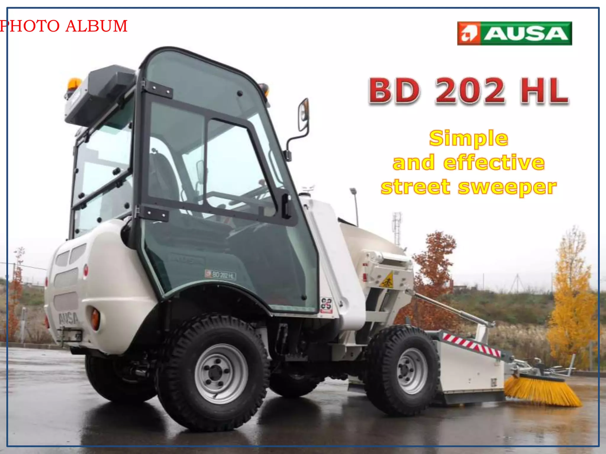 BD202 AUSA MECHANICAL SWEEPER | PPTX