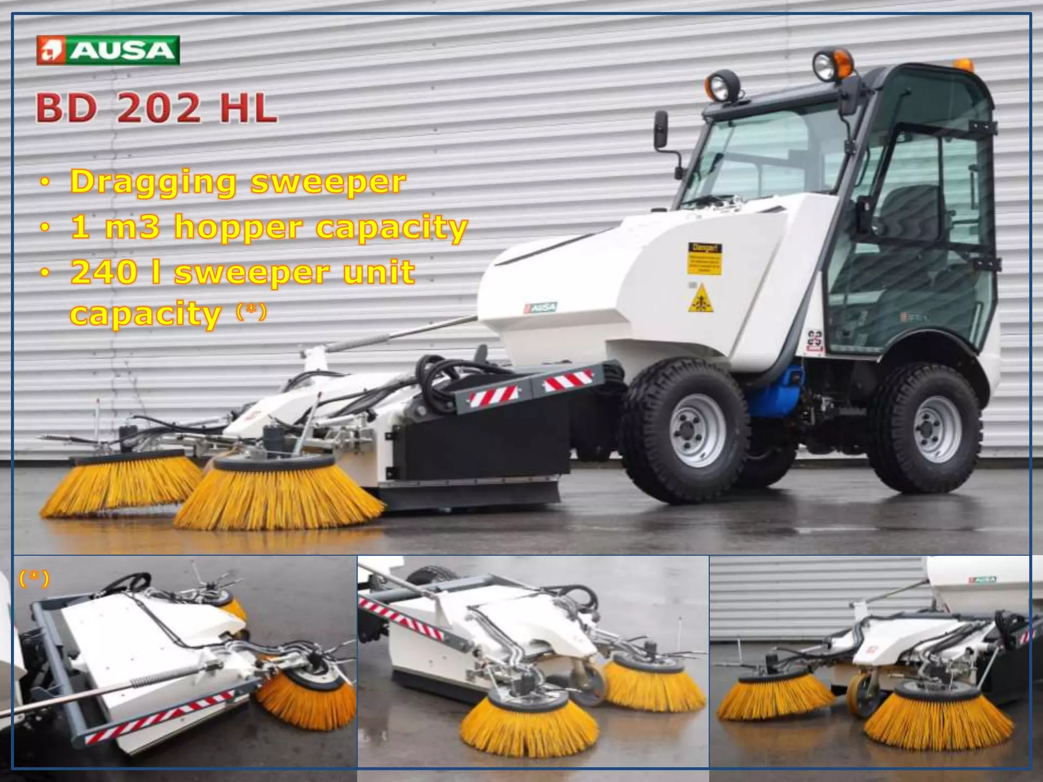 BD202 AUSA MECHANICAL SWEEPER | PPTX