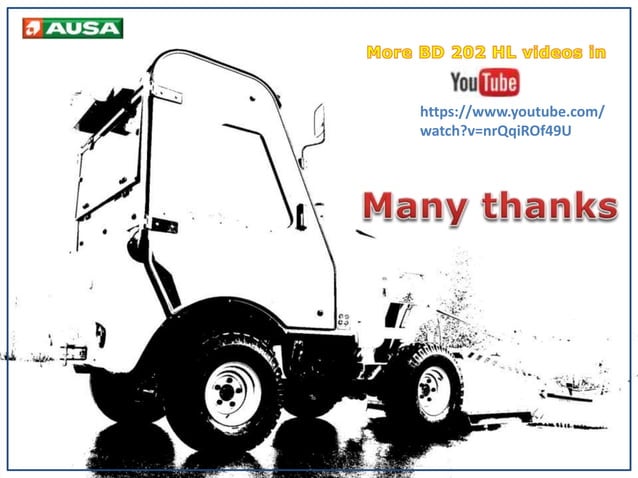 BD202 AUSA MECHANICAL SWEEPER | PPT