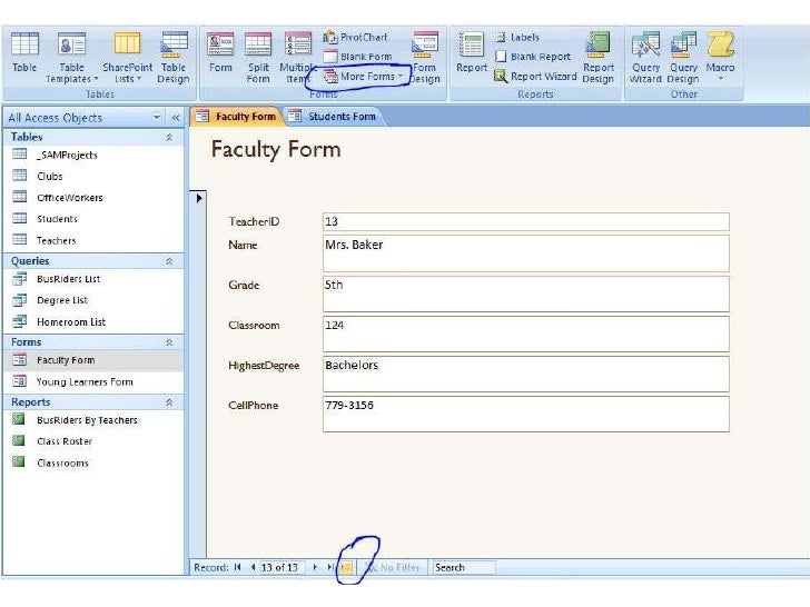 Photo album database