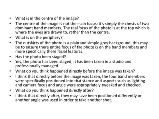 Photo analysis - oasis | PPTX