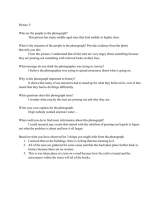 Photo analysis | PDF