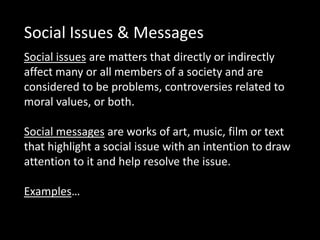Photo assignment social messages | PPTX