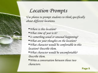 Photo based writing | PPT