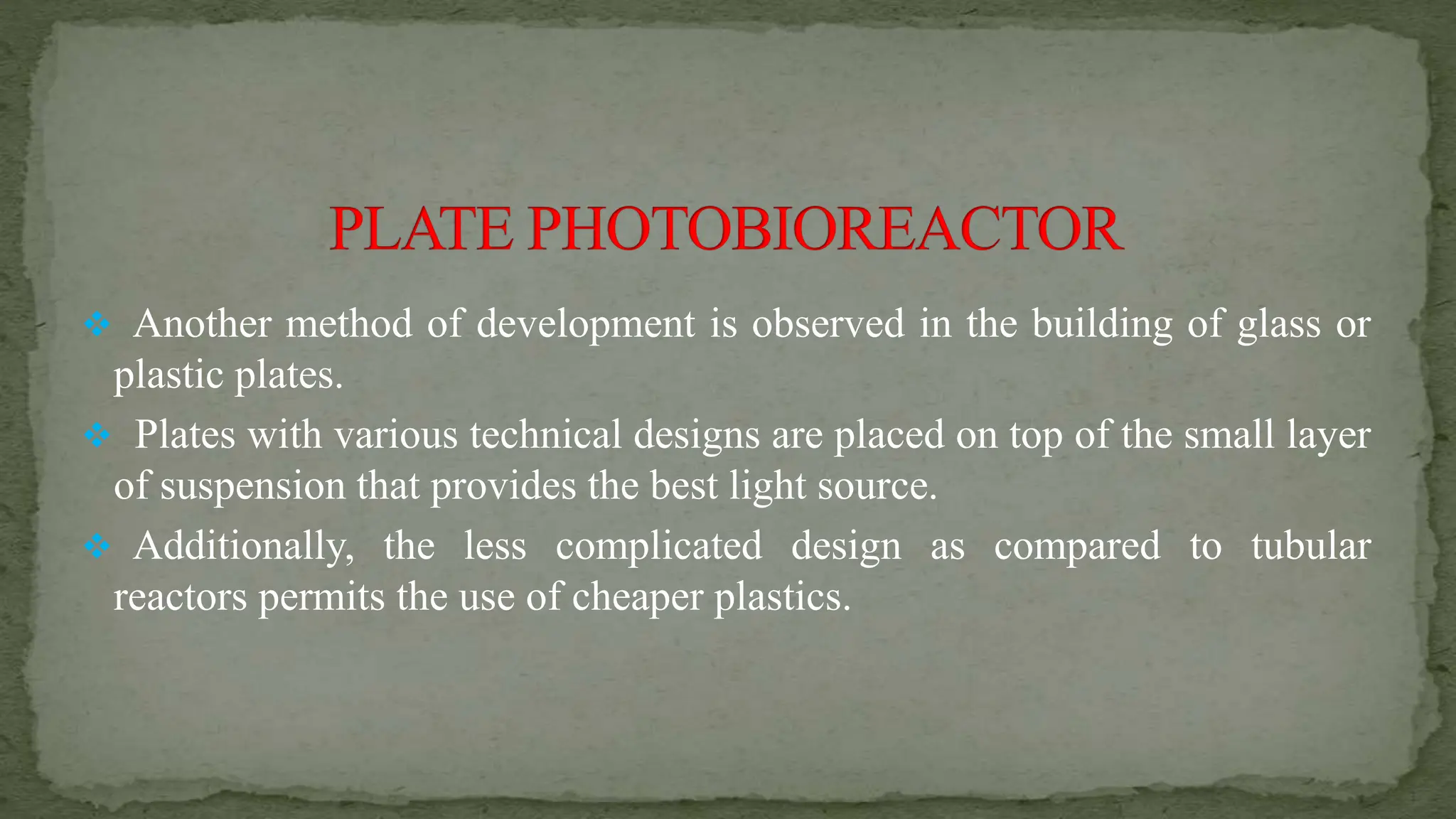 photobioreactor pptx | PPTX