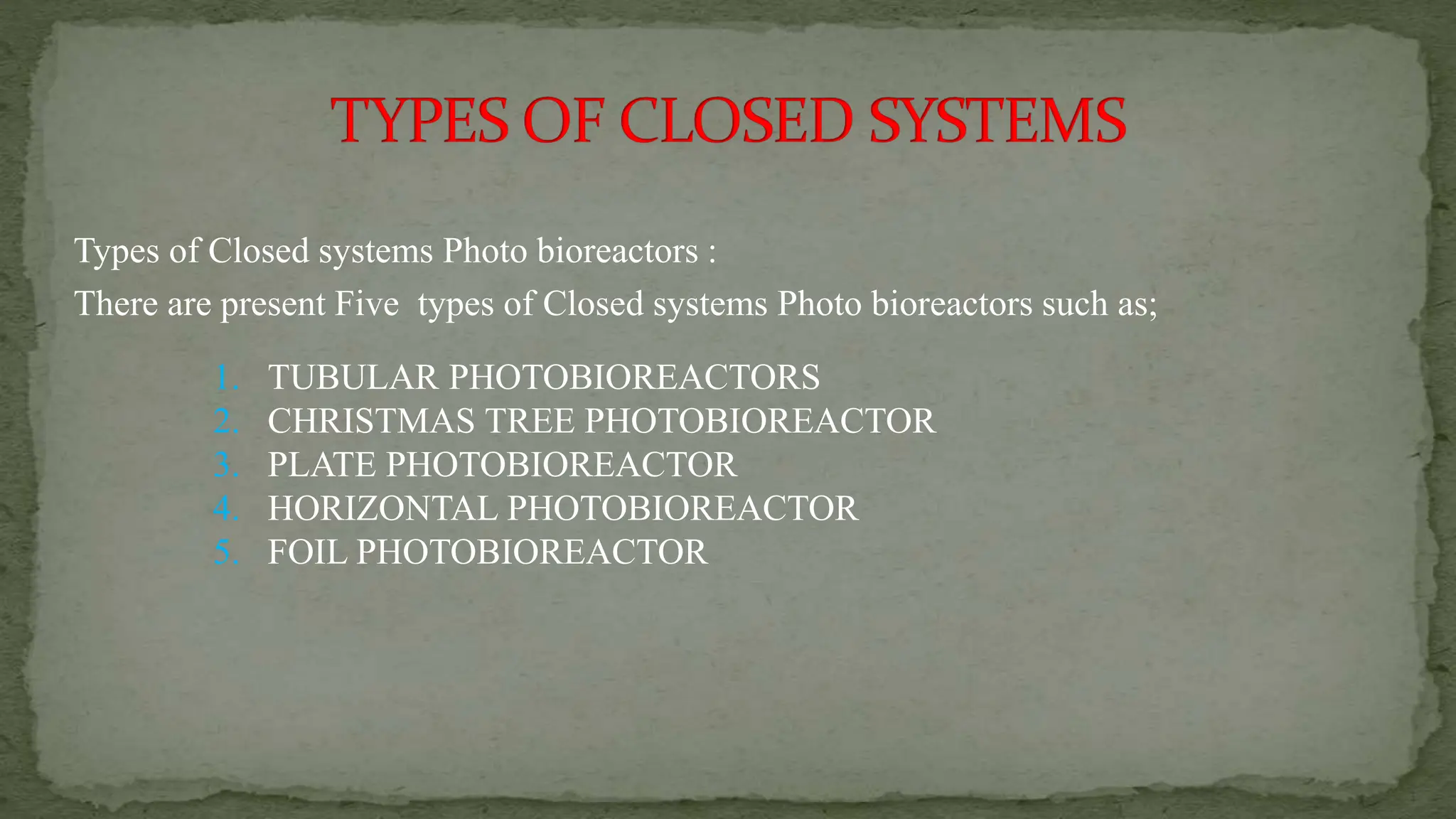 photobioreactor pptx | PPTX