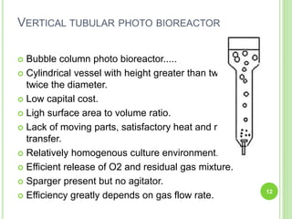 Photobioreactors | PPTX