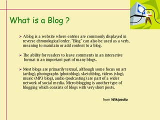 Photo Blogging | PPS