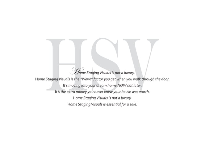 Home Staging Visuals | PPT