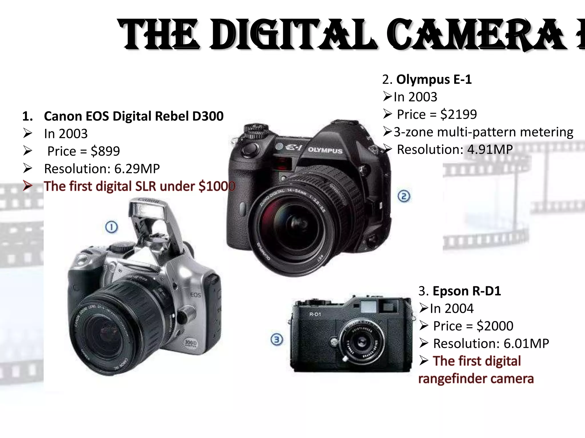 Photo camera (innovations) | PPTX