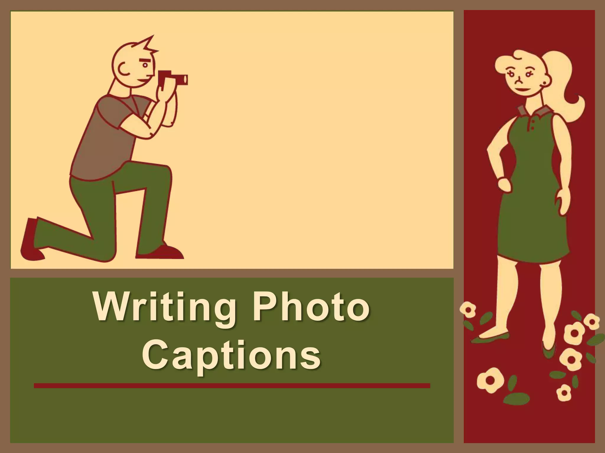 Photo Caption Writing | PPTX