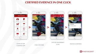 Startup InsurTech Award - Photocert | PPT