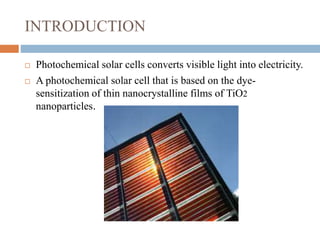 Photochemical cell | PPTX
