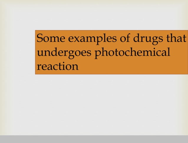 Photochemical reactions | PPTX | Chemistry | Science