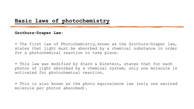 Photochemical Reactions M Pharm Chemistry.pptx | Chemistry | Science