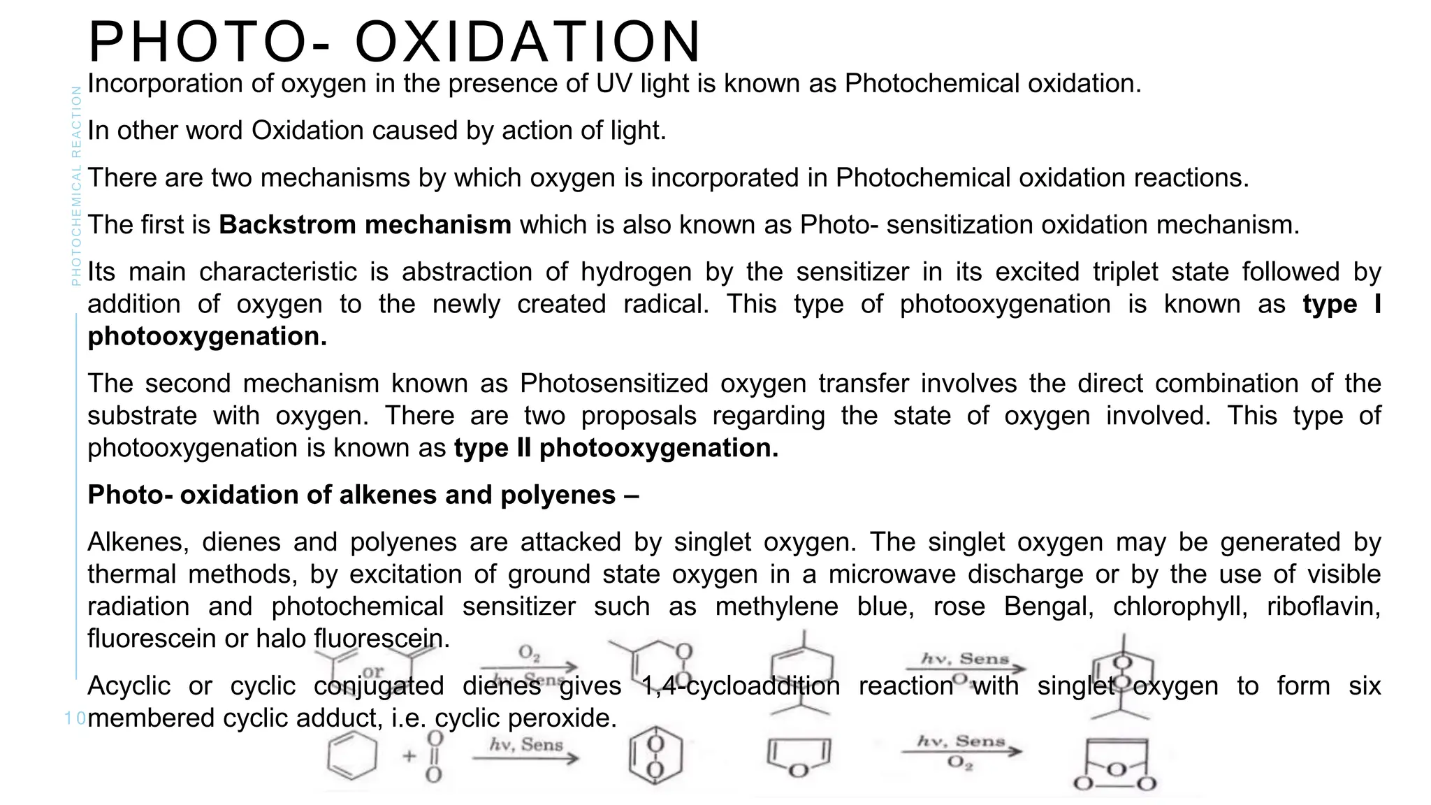 Photochemical reactions | Advanced organic chemistry II | PPTX