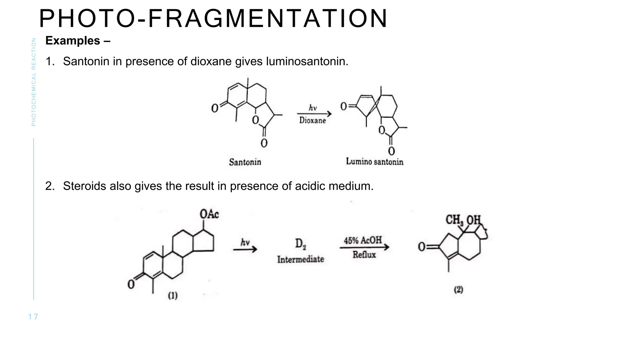 Photochemical reactions | Advanced organic chemistry II | PPTX