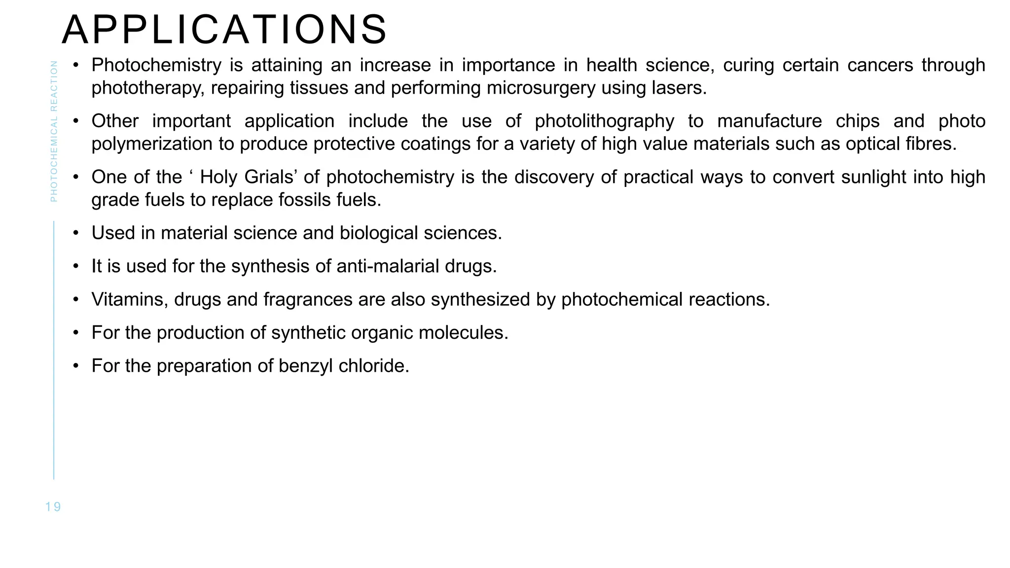 Photochemical reactions | Advanced organic chemistry II | PPTX