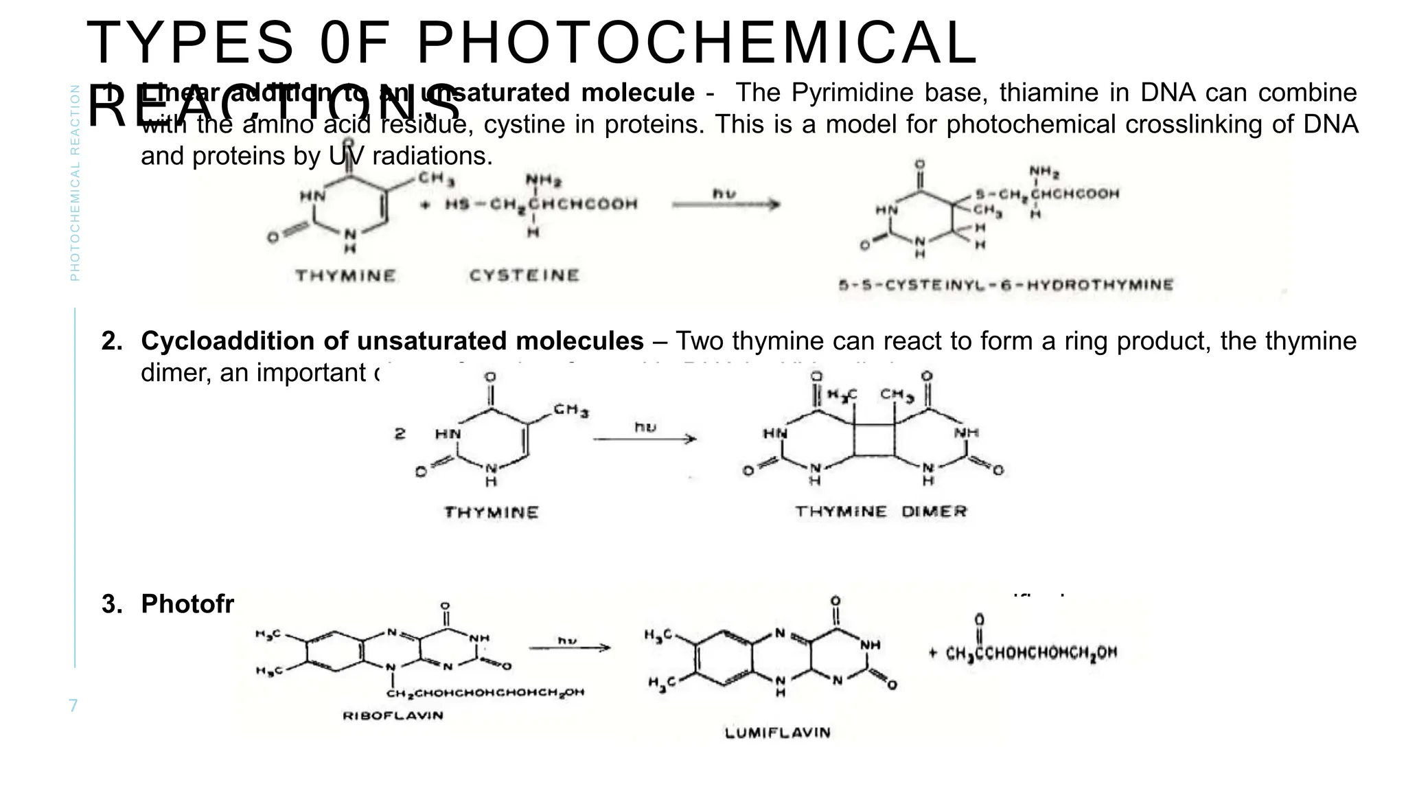 Photochemical reactions | Advanced organic chemistry II | PPTX