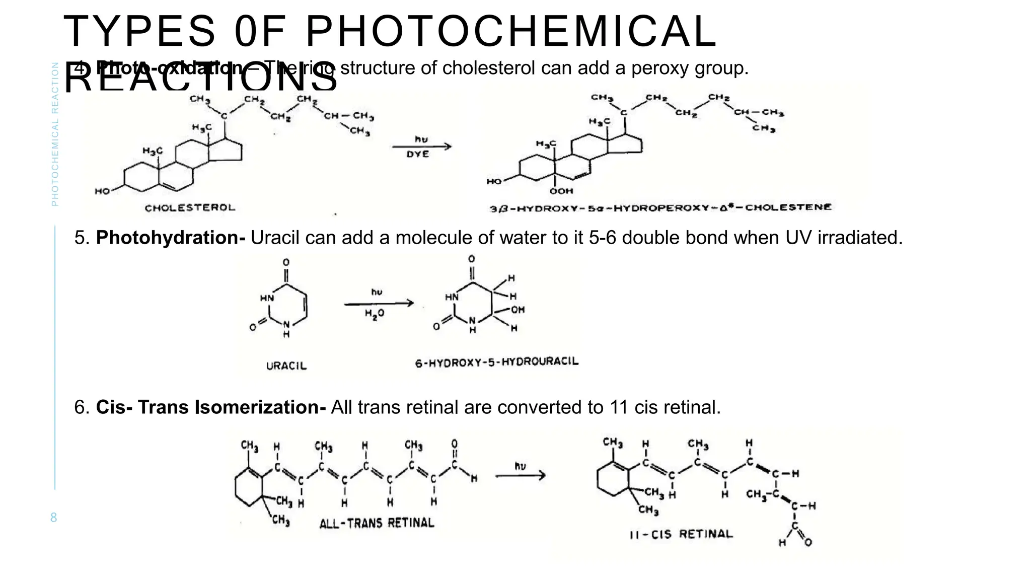 Photochemical reactions | Advanced organic chemistry II | PPTX
