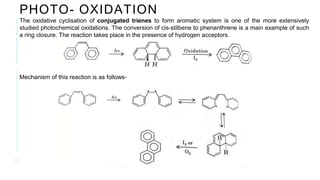Photochemical reactions | Advanced organic chemistry II | PPTX