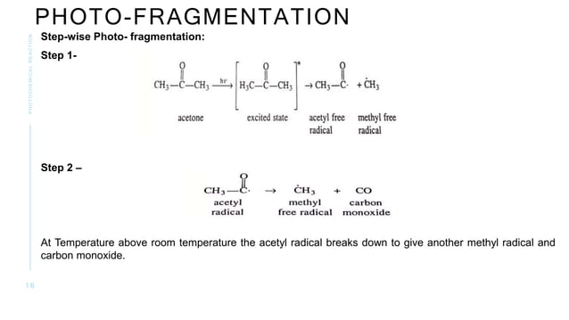 Photochemical reactions | Advanced organic chemistry II | PPTX