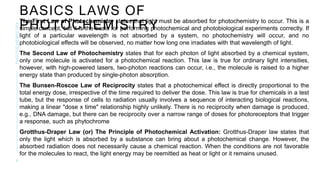 Photochemical reactions | Advanced organic chemistry II | PPTX