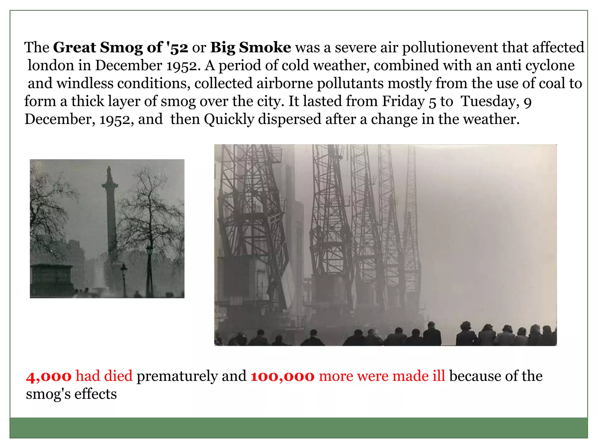Photochemical smog | PPTX