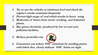 Photochemical smog presentation.pptchemx | PPTX