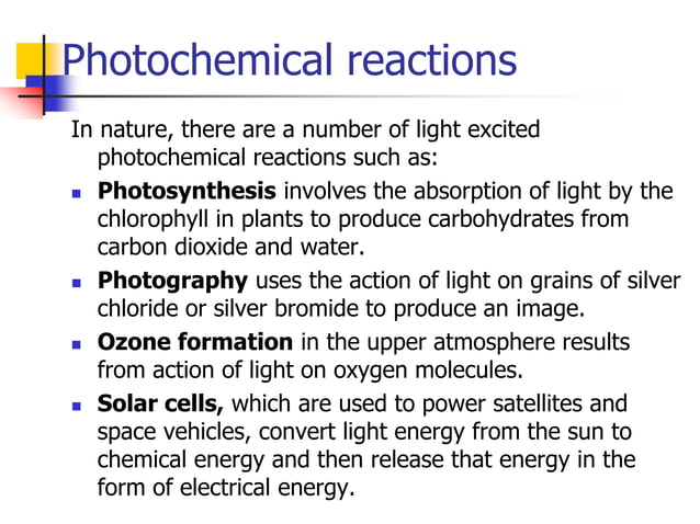 Photochemistry 1 | PPT