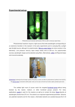 Photochemistry | DOCX | Chemistry | Science