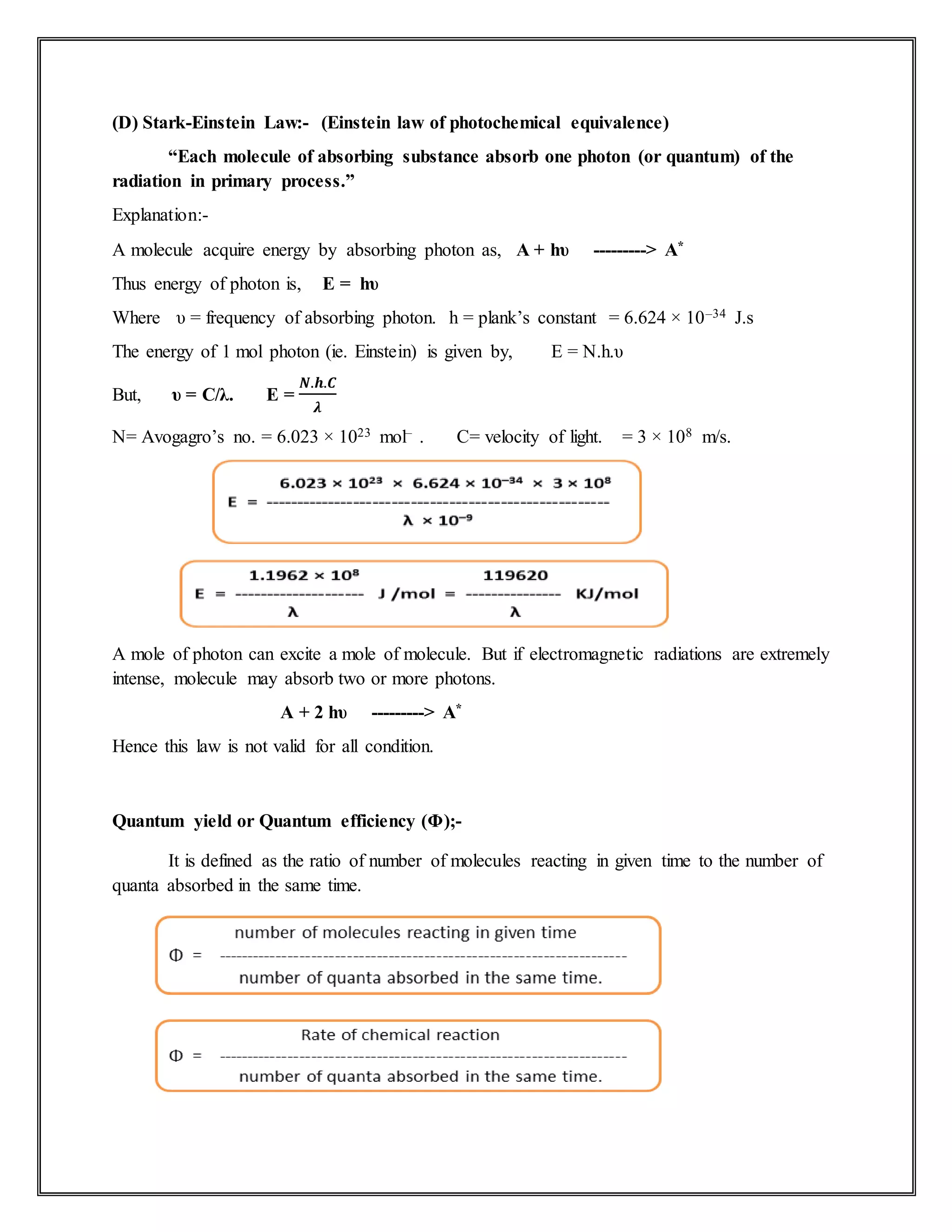 Photochemistry | DOCX