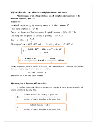Photochemistry | DOCX