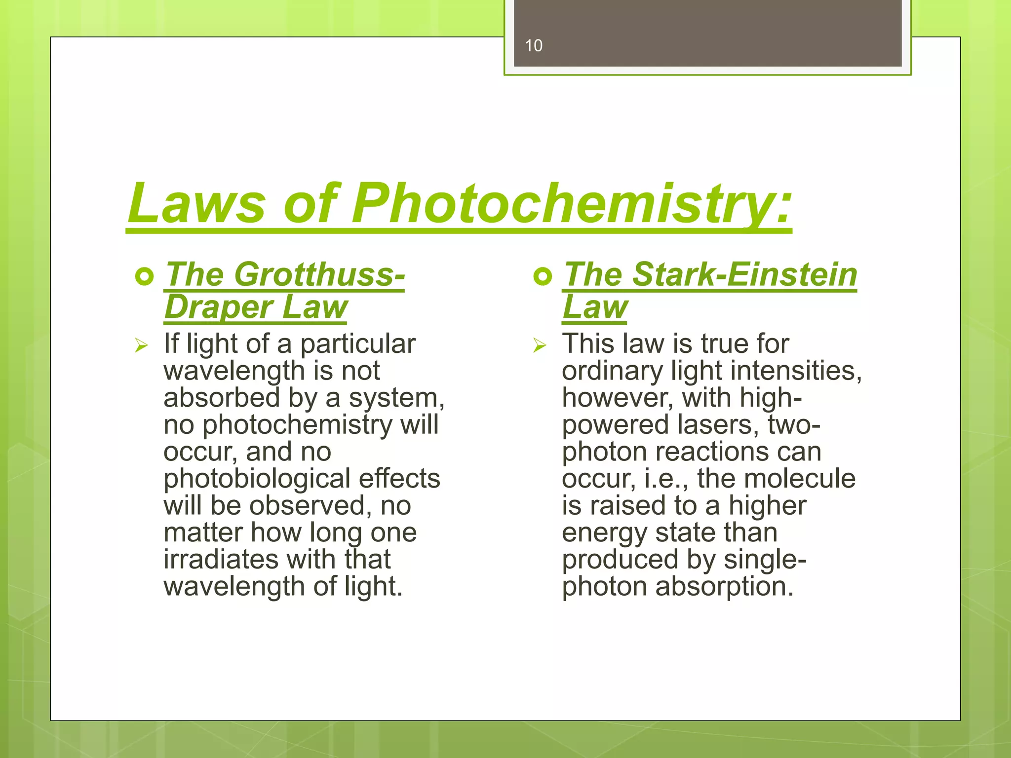 Photochemistry | PPTX