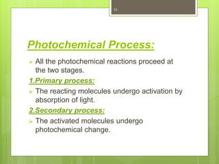 Photochemistry | PPTX