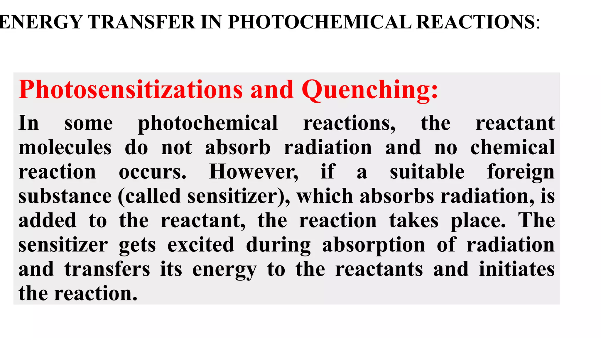 Photochemistry | PPTX