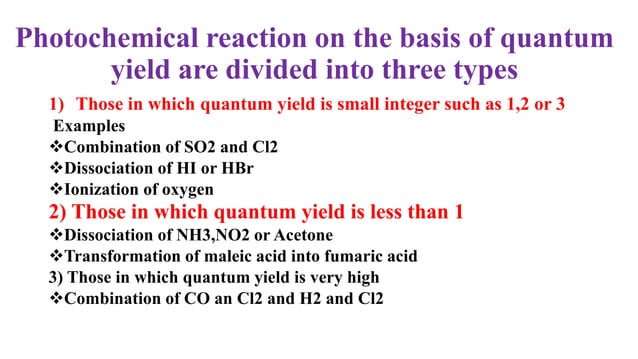 Photochemistry | PPTX | Chemistry | Science