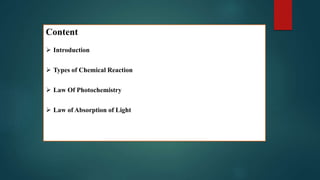 Photochemistry | PPTX