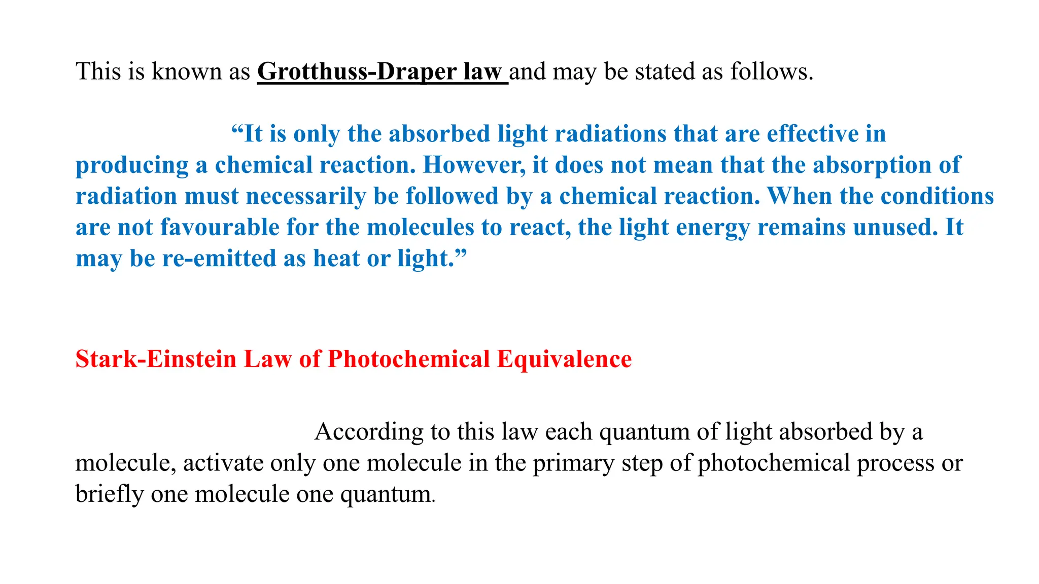 PHOTOCHEMISTRY BASIC PRINCIPLE AND JABLONSKI DIAGRAM | PPTX