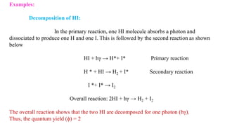 PHOTOCHEMISTRY BASIC PRINCIPLE AND JABLONSKI DIAGRAM | PPTX