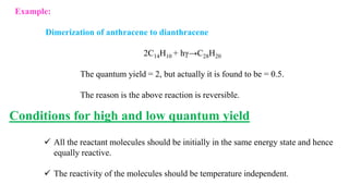 PHOTOCHEMISTRY BASIC PRINCIPLE AND JABLONSKI DIAGRAM | PPTX