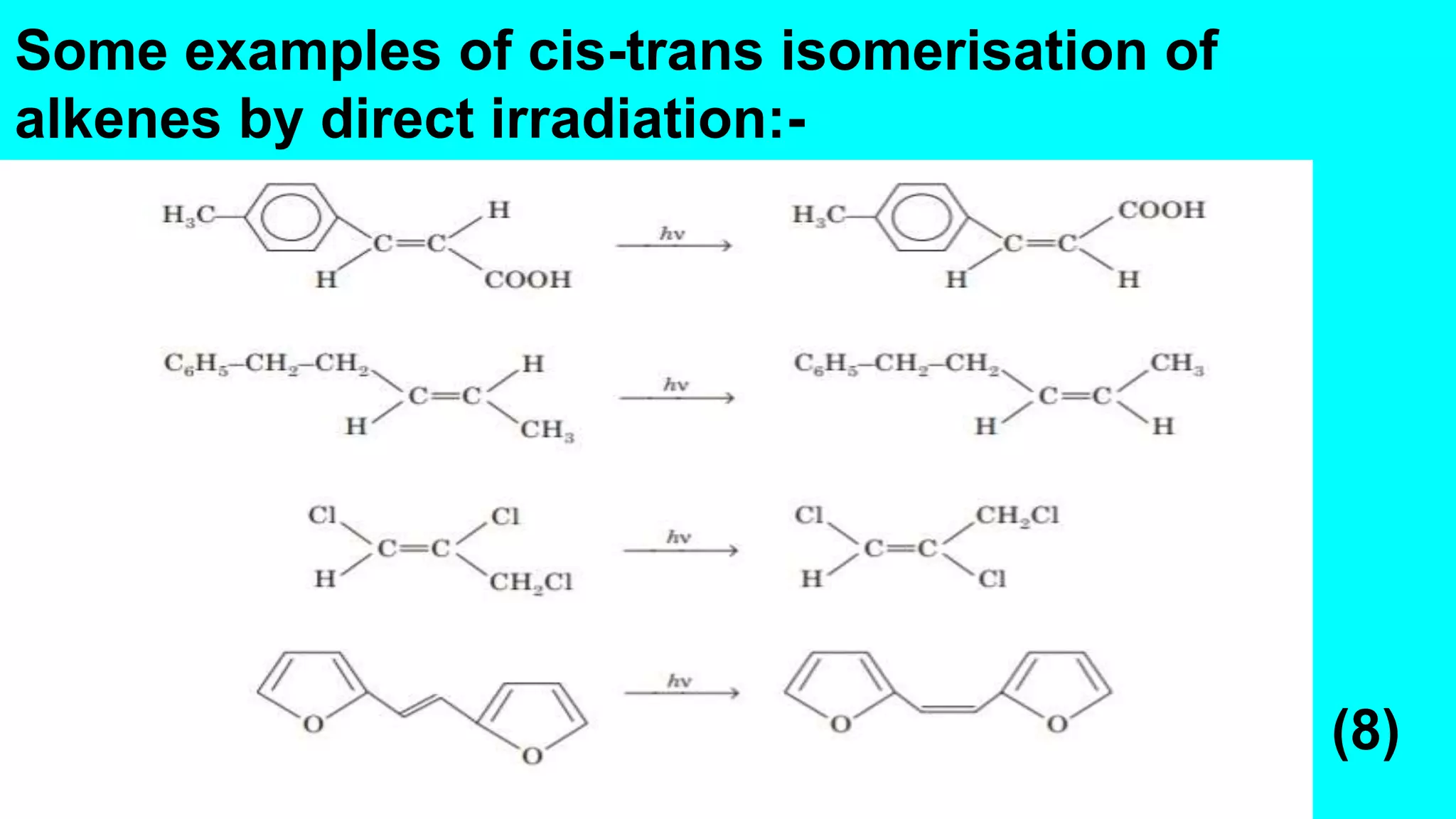 Photochemistry of alkenes | PPTX