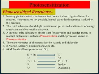 Photochemistry Part 3, for UG & PG Students | PDF